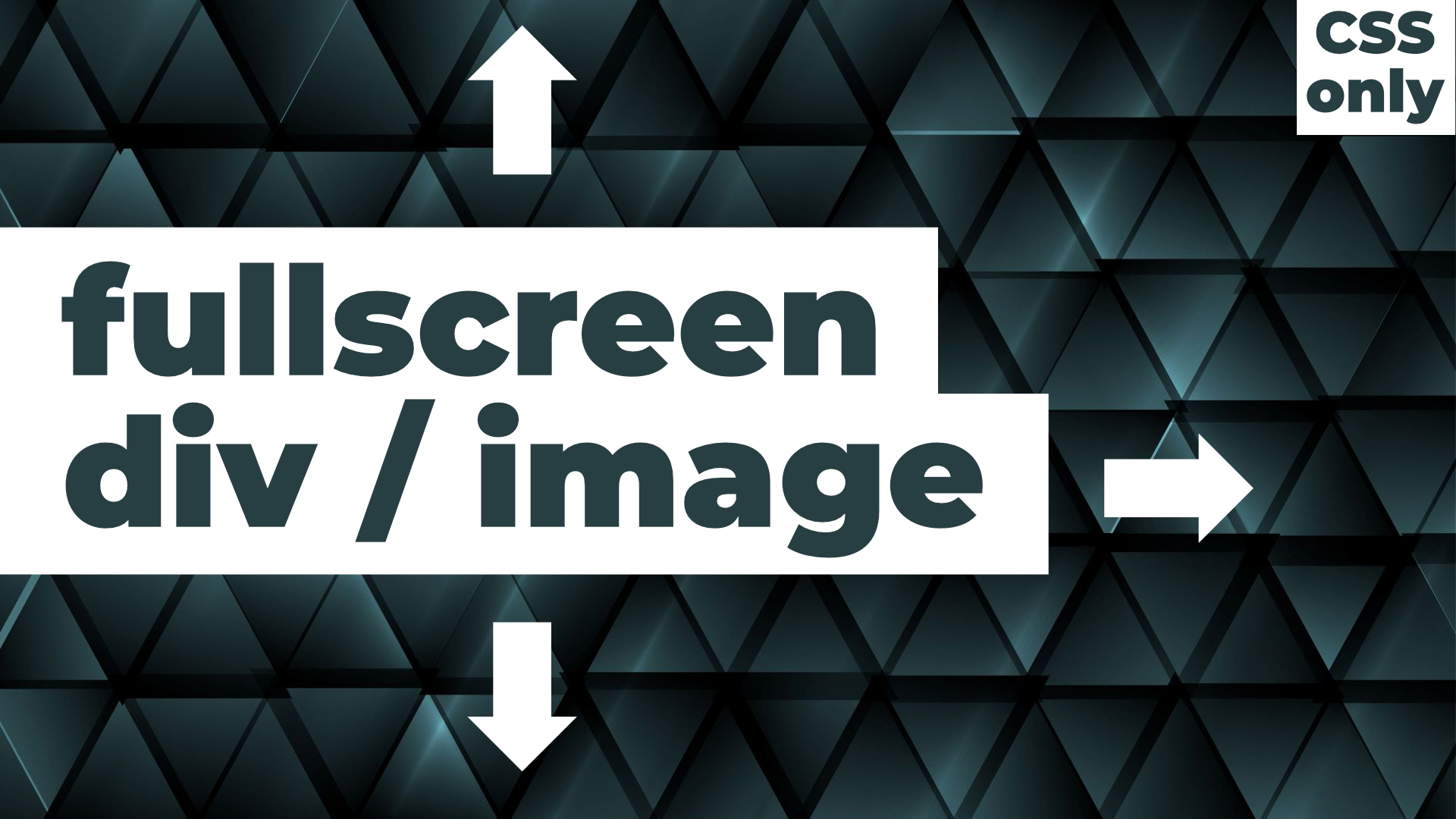 How to Make Image Full-Screen in HTML CSS - ideaspot.tv